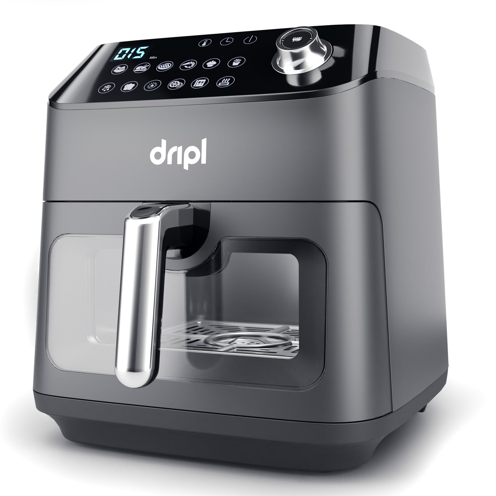 Dripl Heißluftfritteuse 5,7L mit LCD Touchscreen